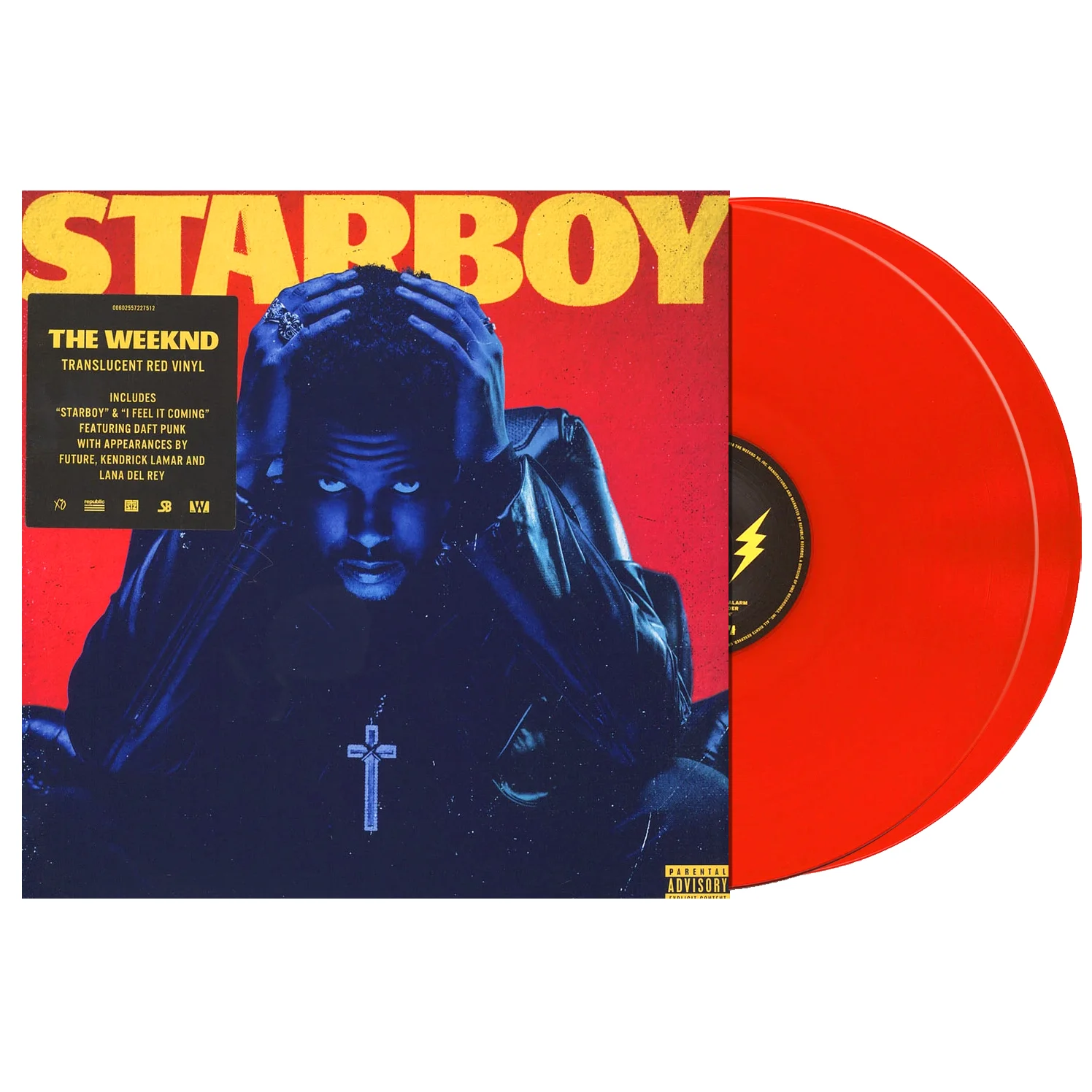 The Weeknd - Starboy 2LP Red Translucent edition | TLPma - Plak | Vinyl ...